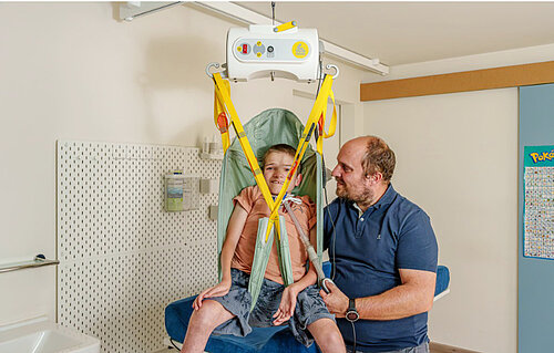 Ceiling lifting sling - FiNiFox - Assistive devices for special needs